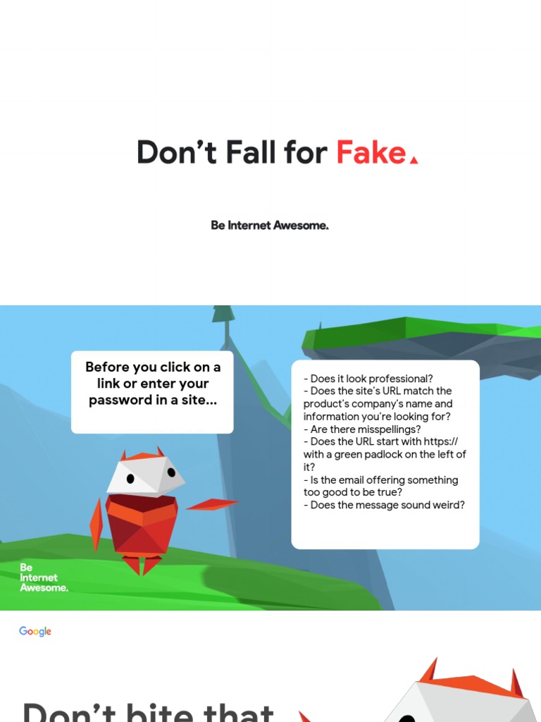 C7Q3W2 Dont Fall For Fake Part 2 | PDF | Phishing | Internet Ethics