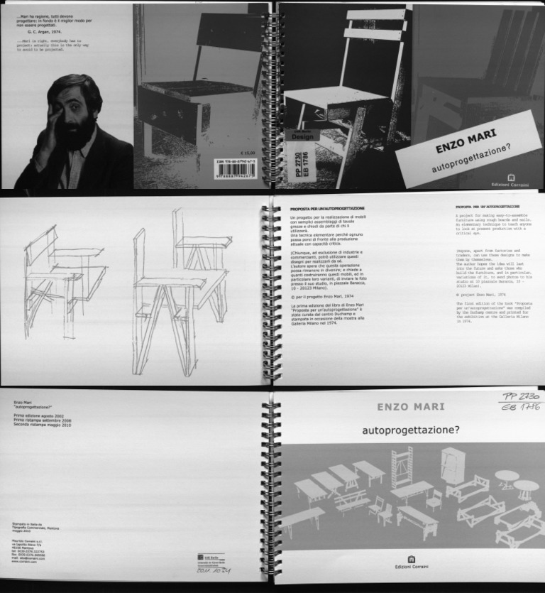 Enzo Mari Autoprogettazione 1 | PDF