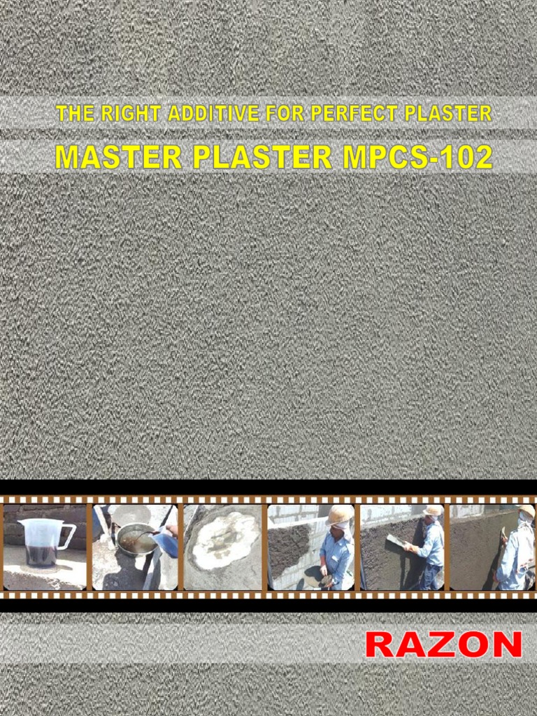 33P Master Plaster MPCS 102 | PDF | Plaster | Mortar (Masonry)