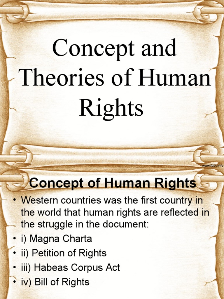 Concept and Theories of Human Rights | PDF | Rights | Magna Carta