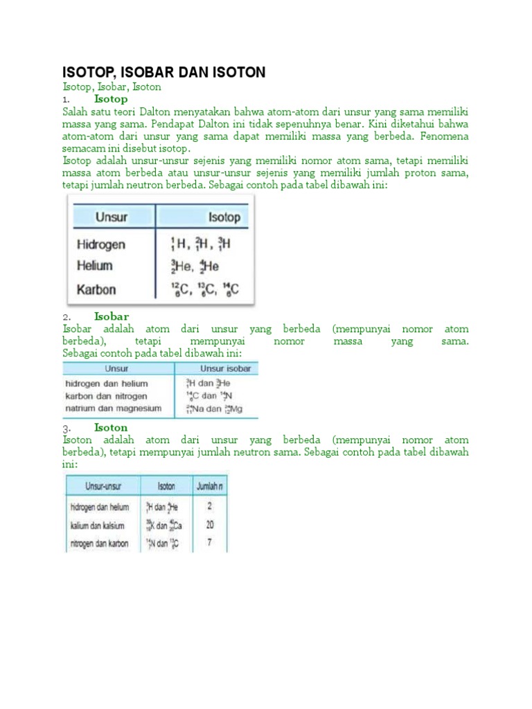 ISOTOP | PDF | Sains & Matematika | Teknologi & Rekayasa