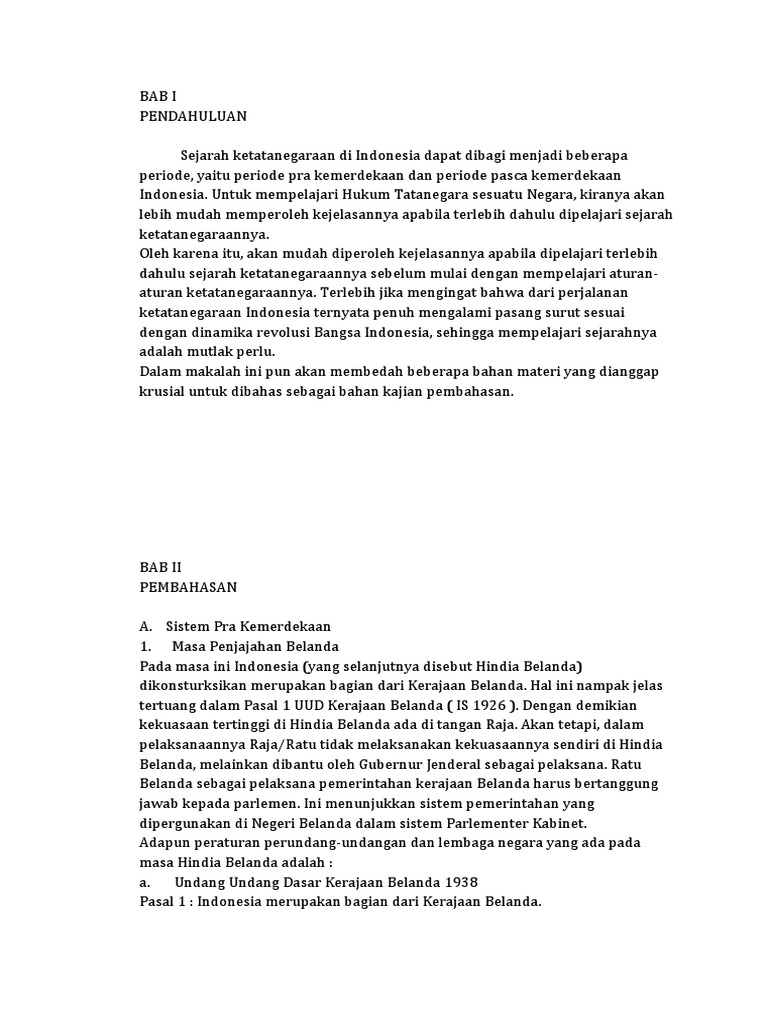 Sejarah Ketatanegaraan Indonesia | PDF Sejarah Ketatanegaraan Indonesia | PDF
