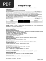 Bula Intrepid Corteva BR La v1 | PDF | Embalagem e rotulagem | Inseticida