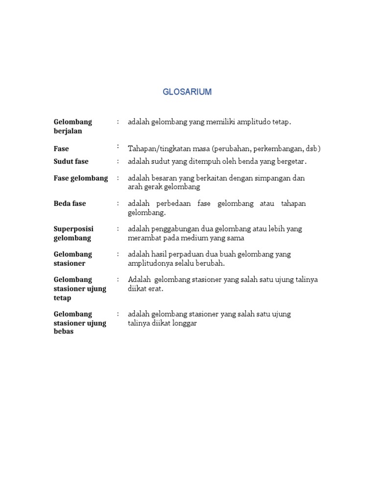GLOSARIUM | PDF