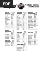 40k Base Size Chart V1.9 | PDF