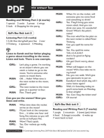 Speaking B1 Questions Part 1 | PDF | Language Arts & Discipline ...