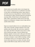Geeraar Jaceyl: Erayo Macaan oo Qoraal ah | PDF