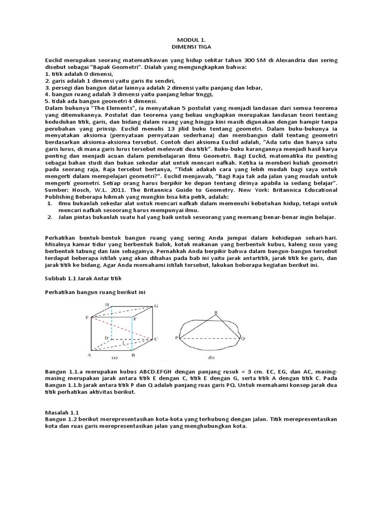 Geometri Dimensi Tiga Oleh Euclid Pdf
