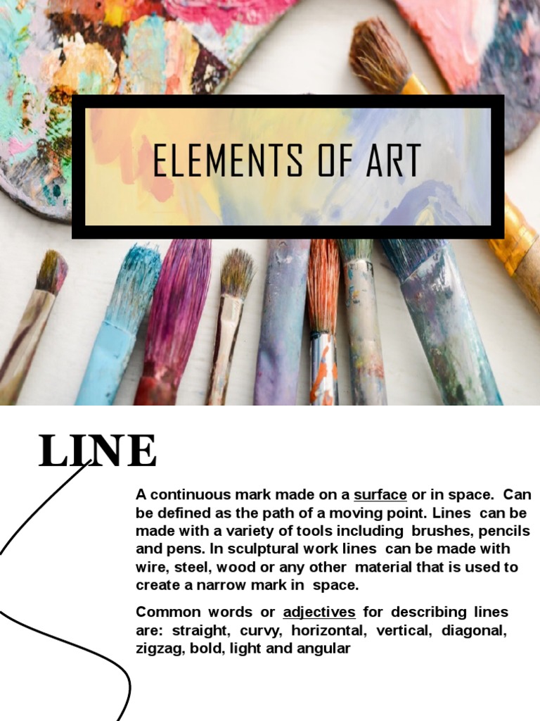 Elements of Art | PDF | Composition (Visual Arts) | Shape