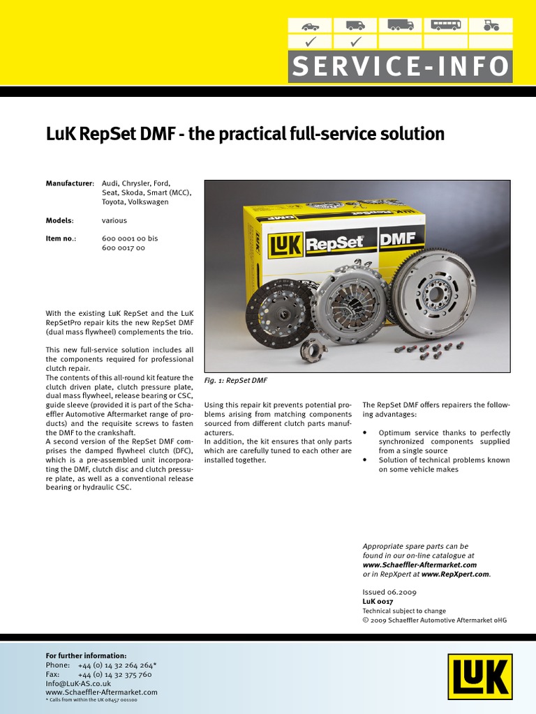 Service-Info: Luk Repset DMF - The Practical Full-Service Solution ...
