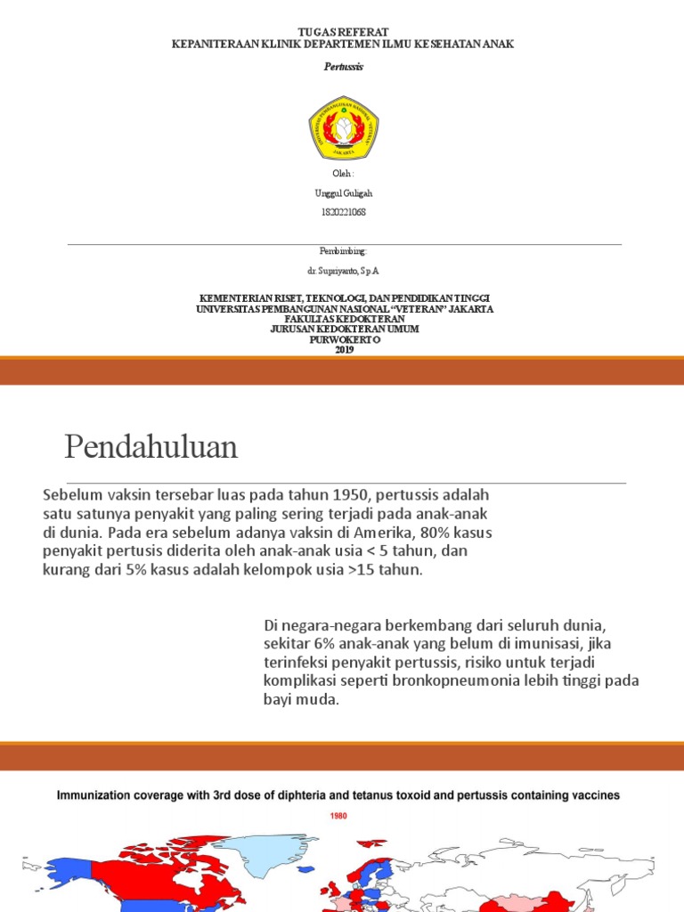 PPT Referat Pertusis | PDF | Sains & Matematika