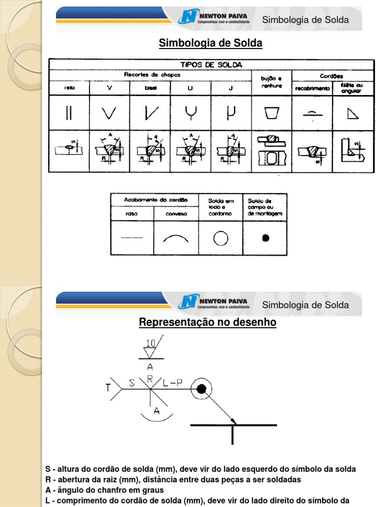 Apostila - Simbologia - de - Solda - Desenho Técnico | PDF