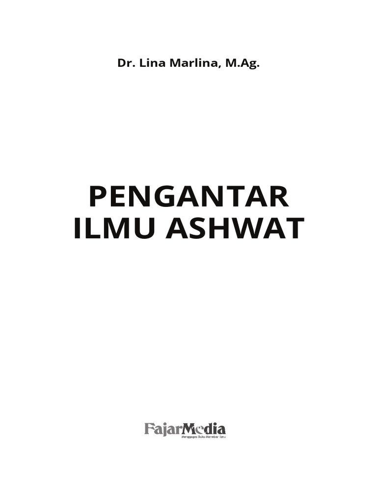 Pengantar Ilmu Ashwat | PDF | Agama & Spiritualitas