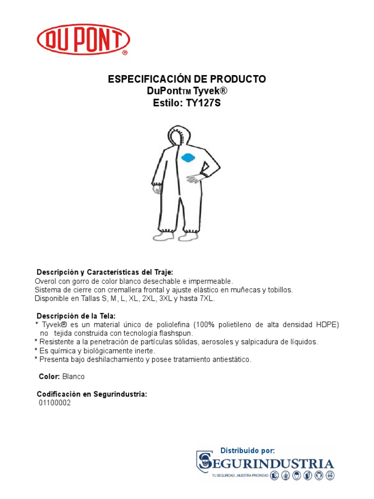 Dupont-1 Ficha Técnica | PDF