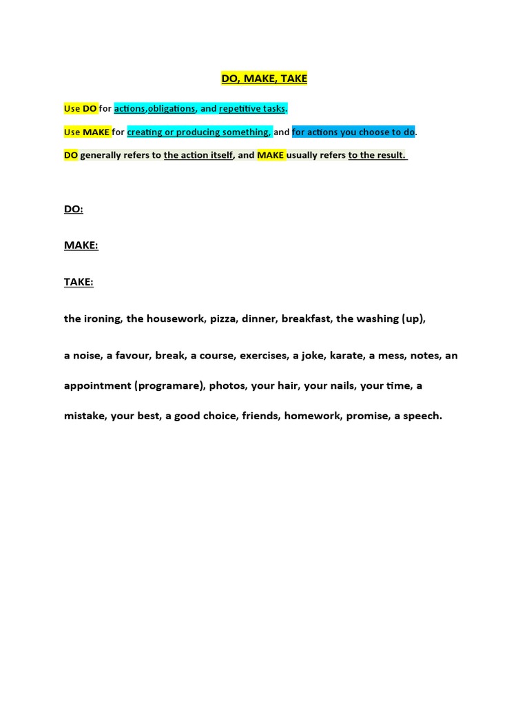 Make Do Take | PDF