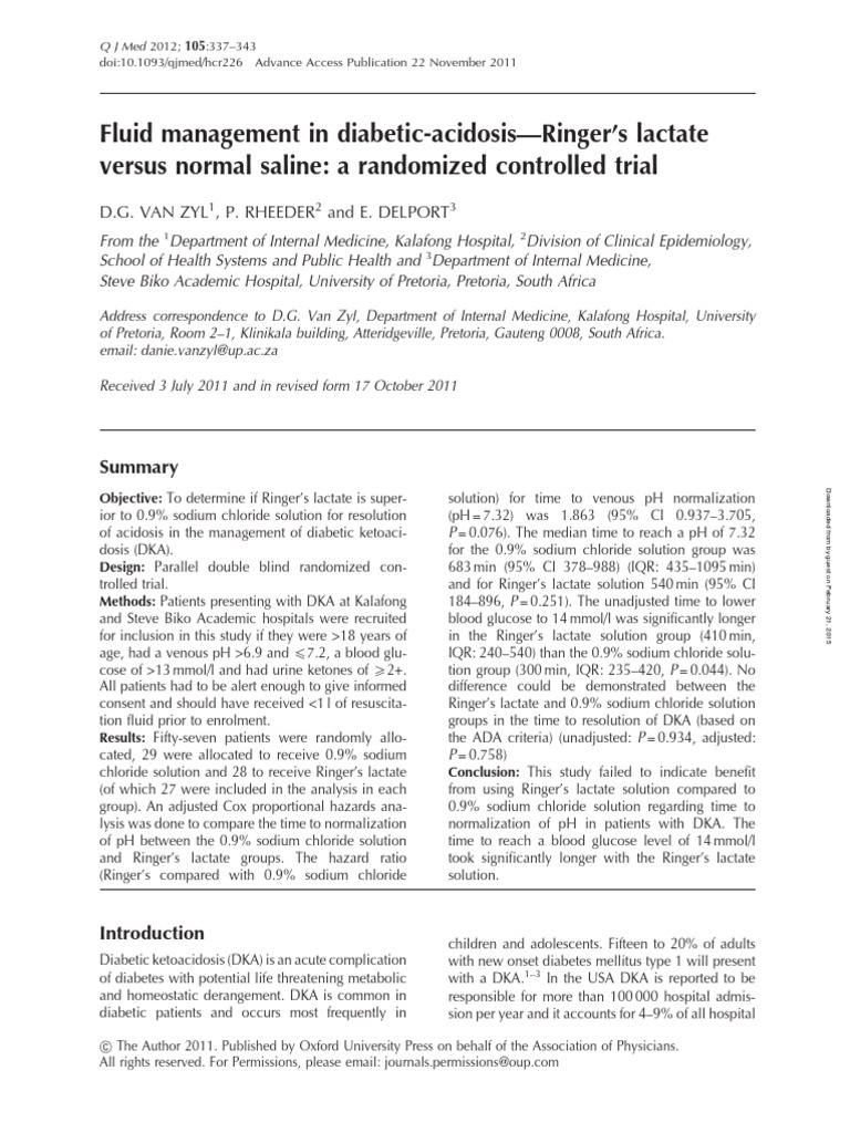 RL Vs NS Dalam KAD | Download Free PDF | Saline (Medicine) | Medical ...