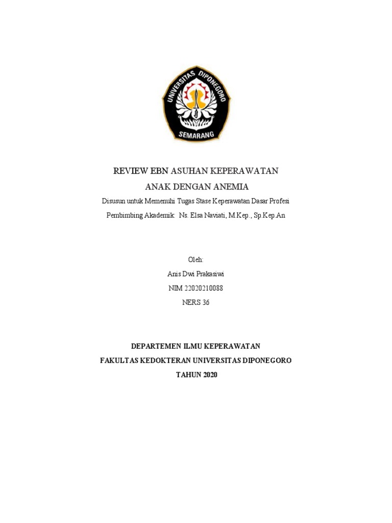 Resume Ebn Anemia | PDF