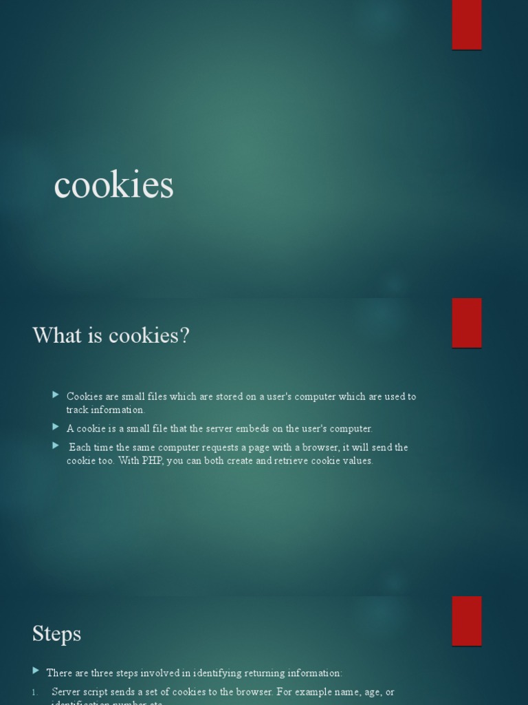 Cookies Pdf