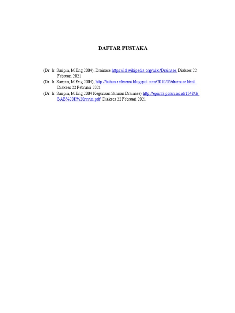 Daftar Pustaka Tga | PDF