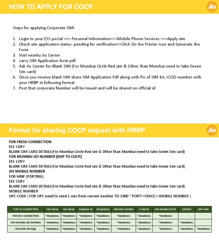 How To Apply For Cocp | PDF