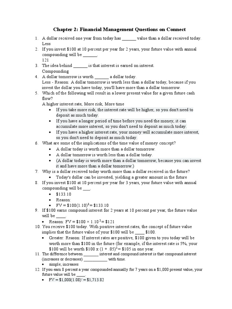 Time Value of Money Concepts Explained | PDF | Bonds (Finance) | Yield ...