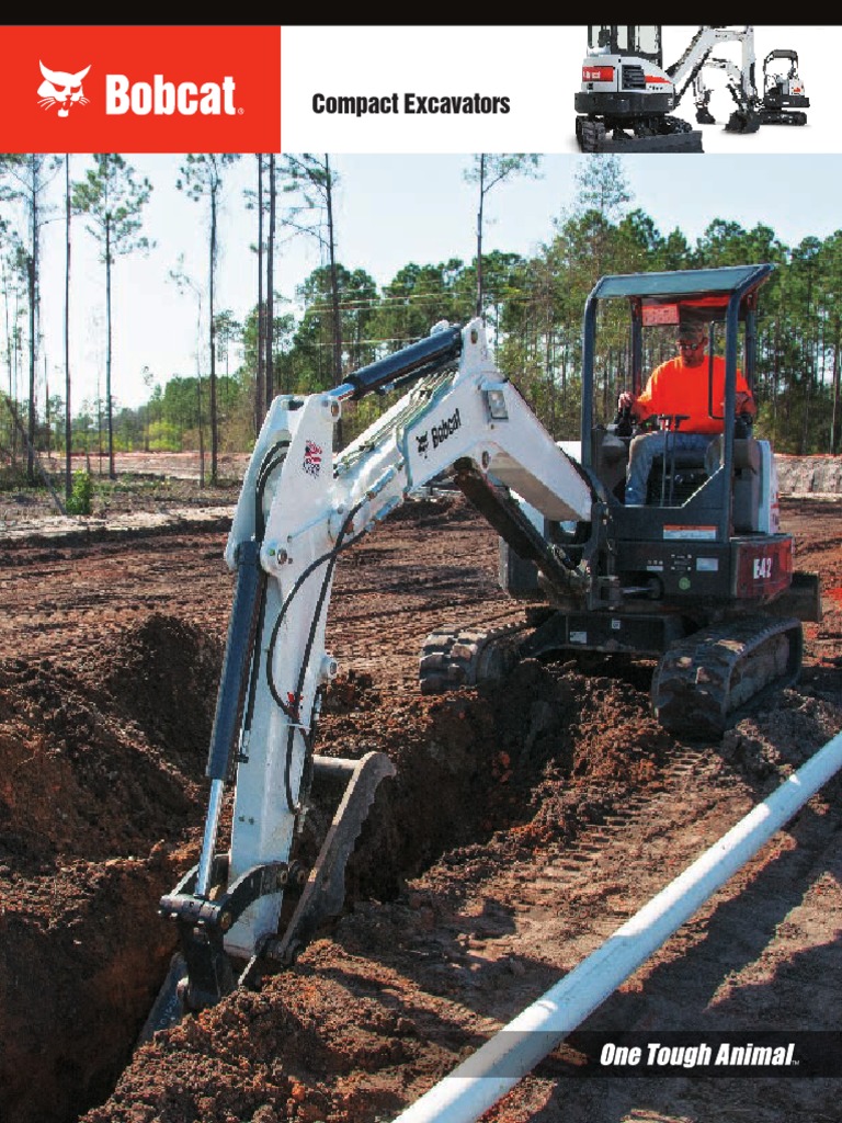 Bobcat Compact Excavator Range Brochure Us 1213 | Download Free PDF ...