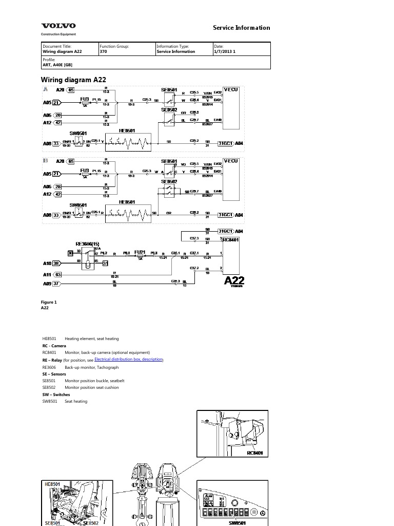 Wiring Diagram A22: Service Information | PDF