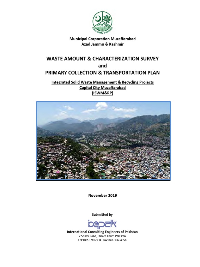Waste Amount & Characterization Survey and Primary Collection ...