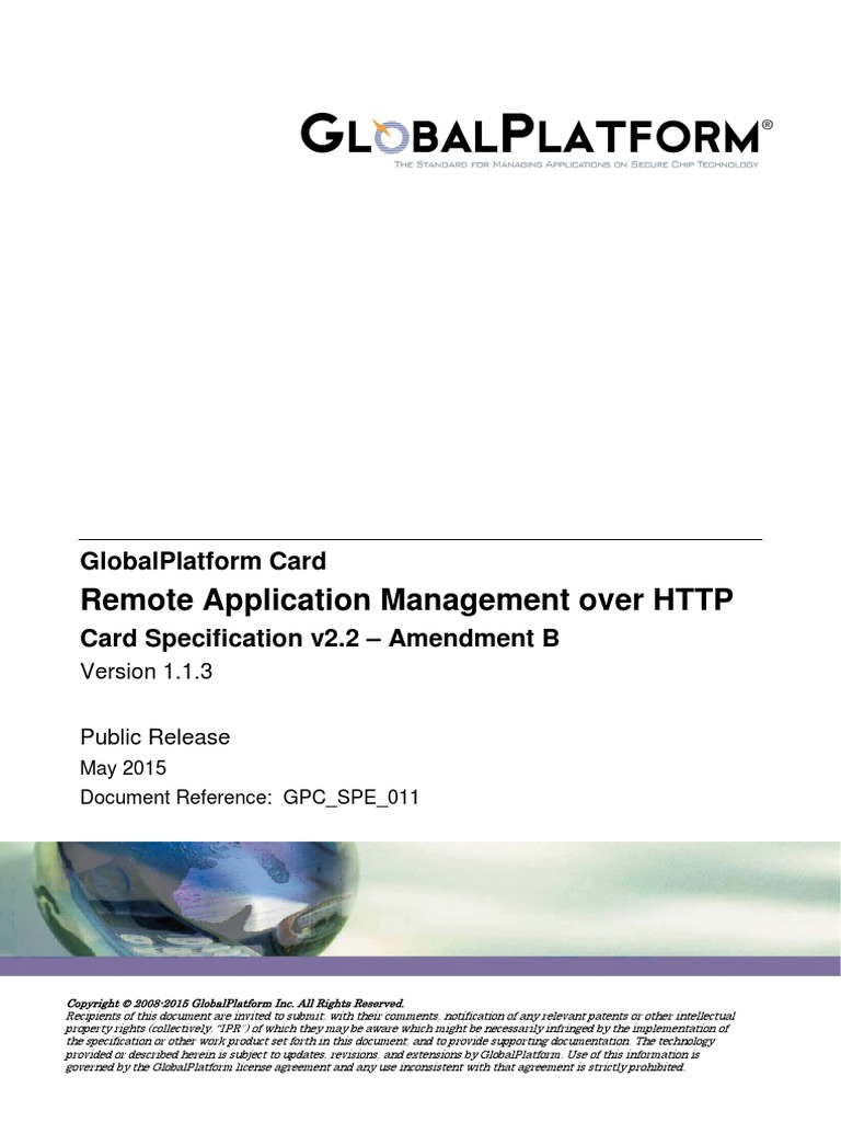 GPC 2.2-B RAM Over HTTP v1.1.3 | PDF | Transport Layer Security | Hypertext Transfer Protocol