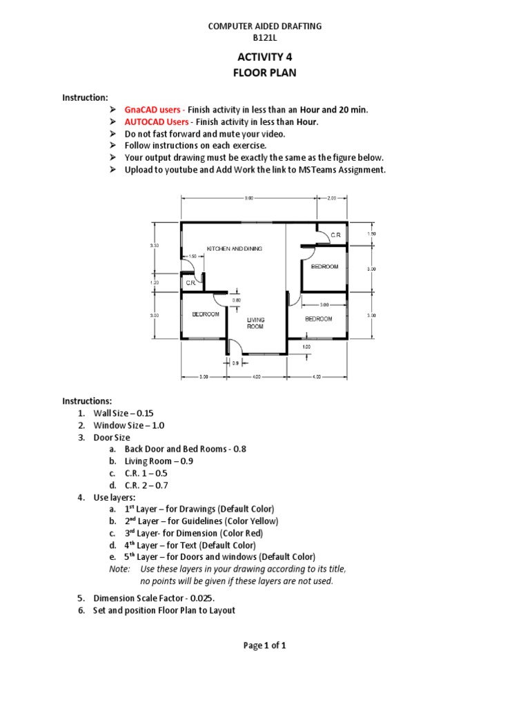 CAD Activity 4 | PDF