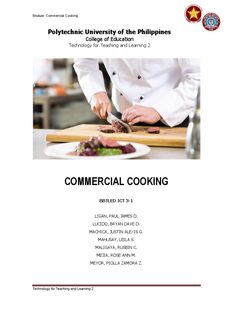 Commercial Cooking: Polytechnic University of The Philippines | PDF ...