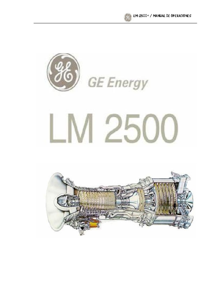 Manual de Operaciones LM2500+ | PDF | Generador eléctrico | Arranque