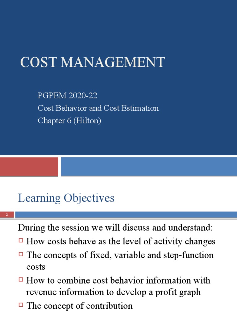 5.manac Cost Behavior and Estimation | PDF | Least Squares | Regression Analysis