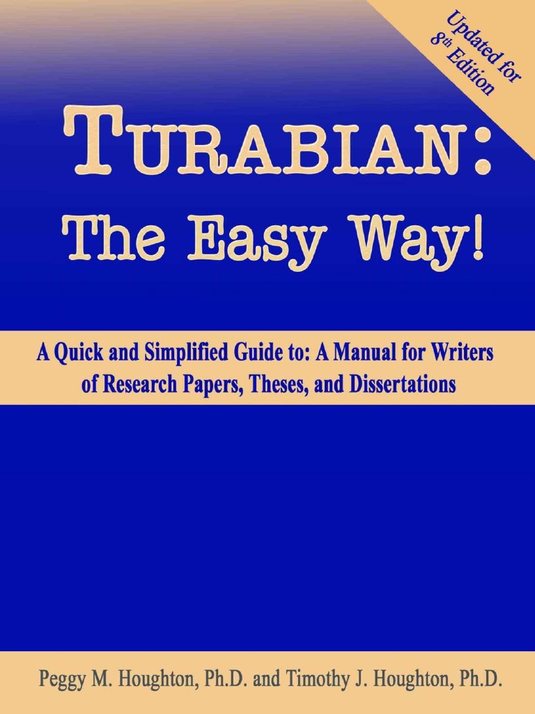 Turabian - The Easy Way | PDF | A Manual For Writers Of Research Papers ...