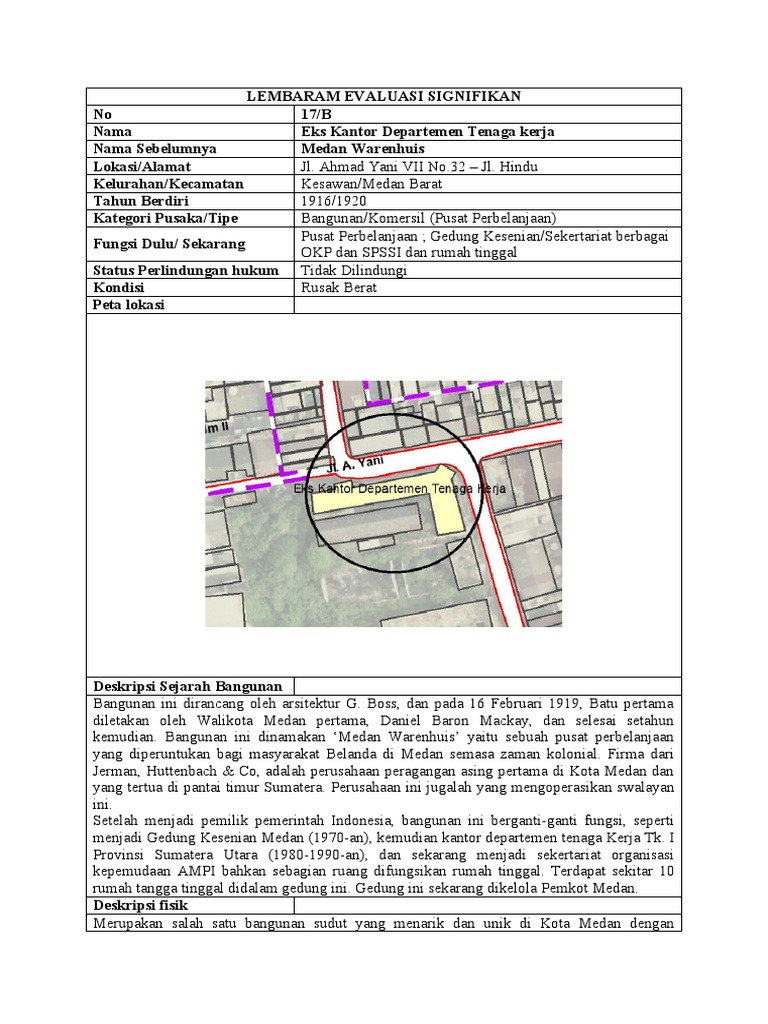 Eks Kantor Depnaker | PDF