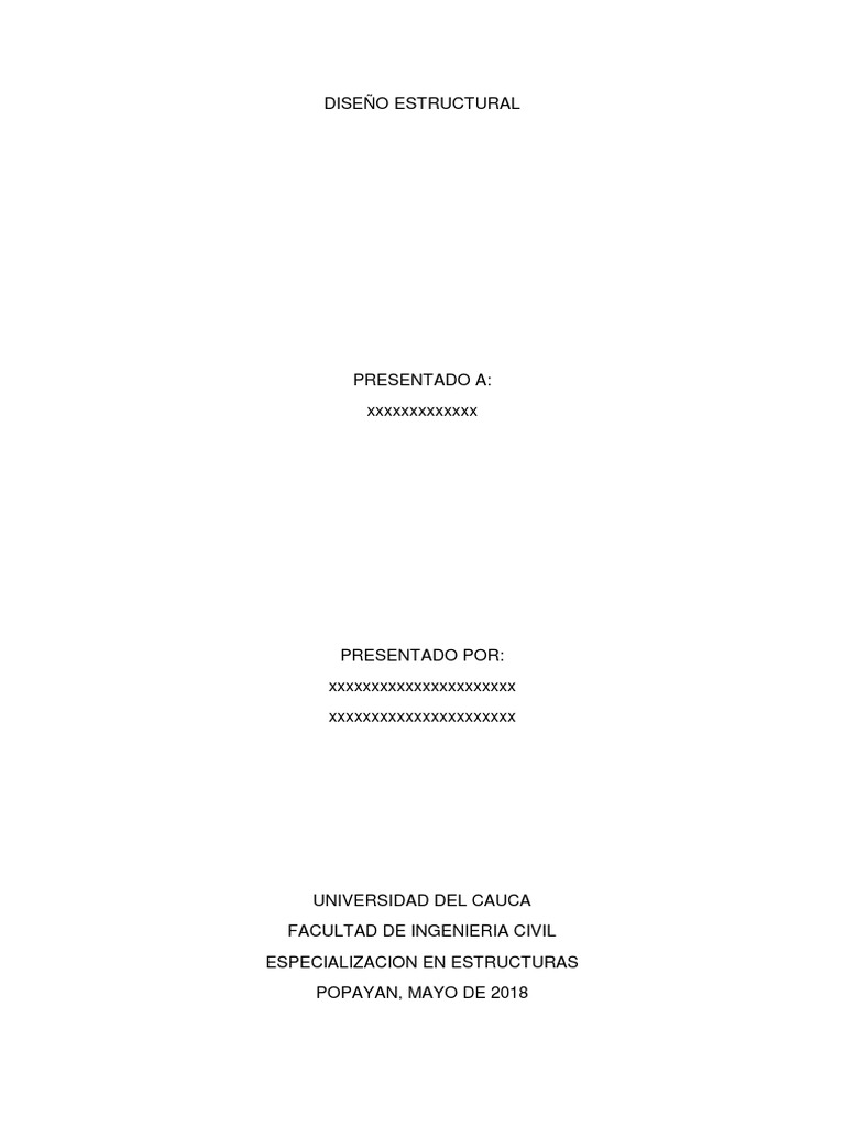 Diseño Estructural Edificio | PDF | Barlovento y sotavento | Rigidez