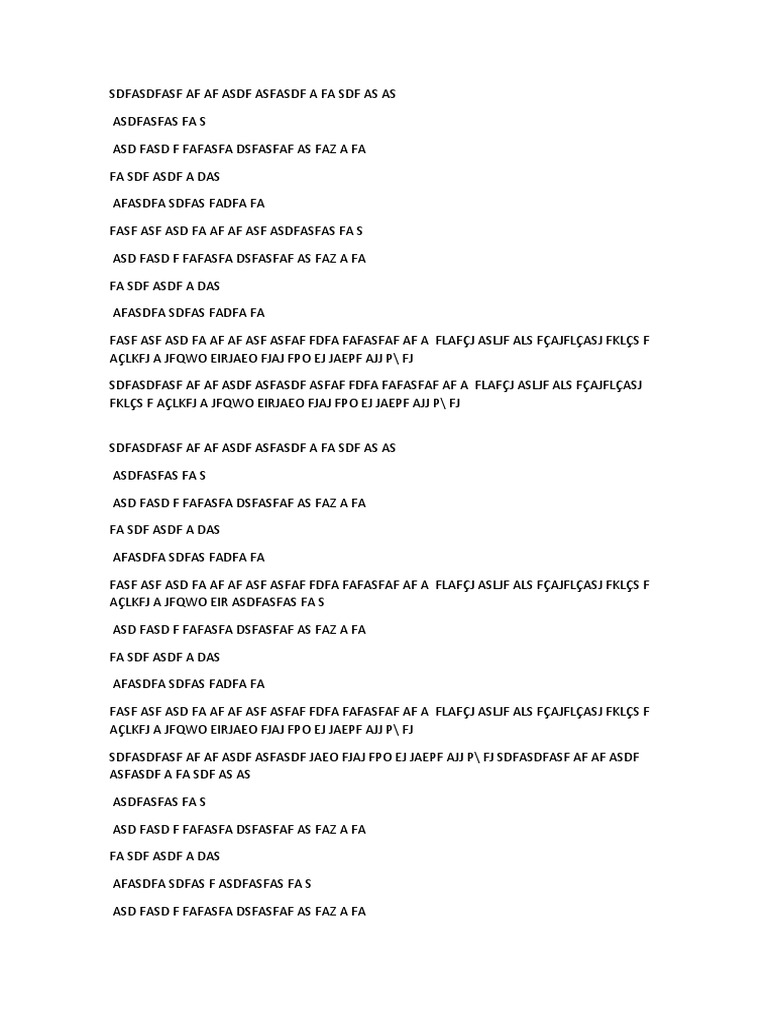 Sdfasdfasf Af Af Asdf Asfasdf A Fa SDF As As | PDF