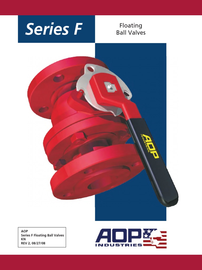 F Series - Floating Ball Valves | PDF | Valve | Sodium Hydroxide