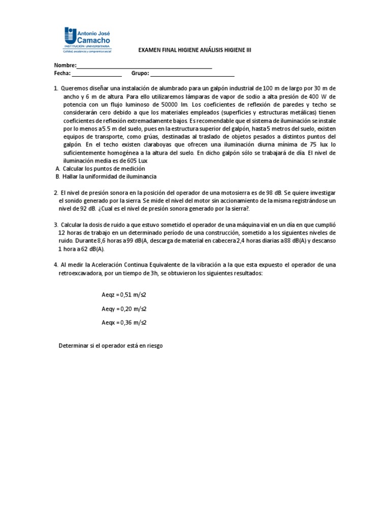 Examen Práctico | PDF