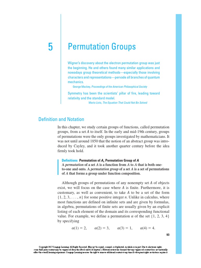 Ejercicios Grupo de Permutaciones | PDF | Group (Mathematics) | Permutation