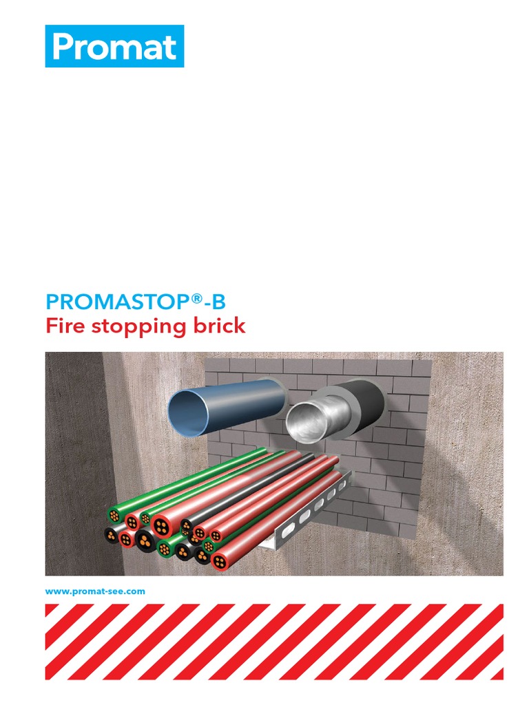 Fire Stopping Brick Promastopb Tehnical Data Sheet Promat | PDF | Brick ...