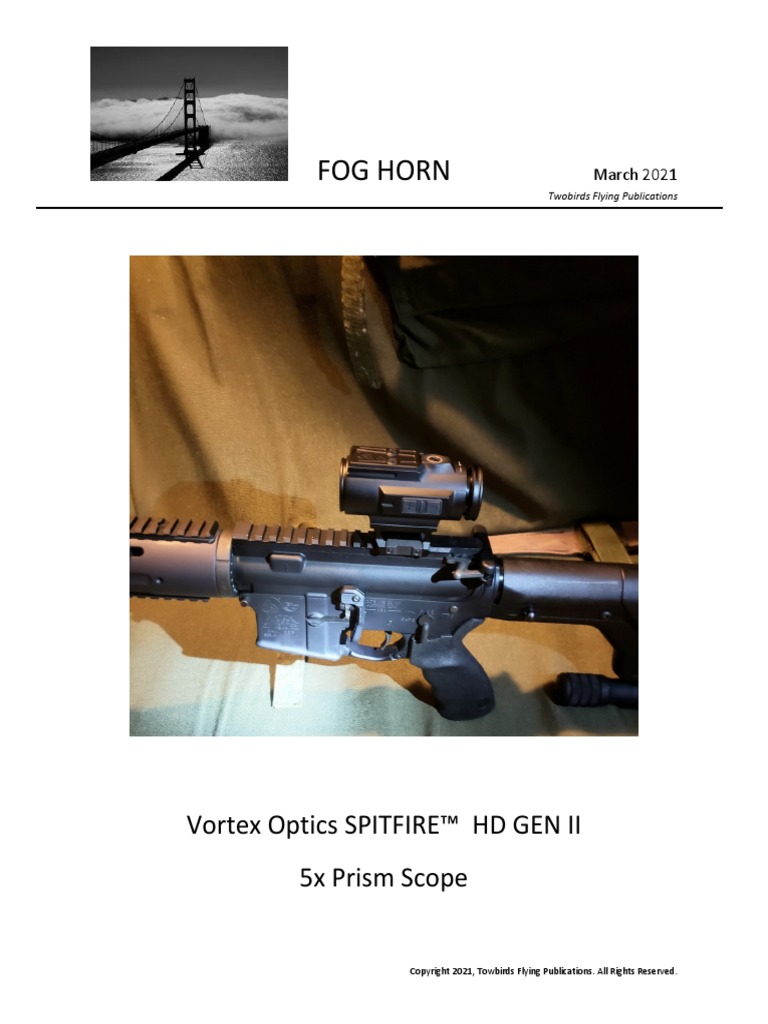 Vortex Optics Spitfire HD 2 5x | PDF | Telescopic Sight | Optics