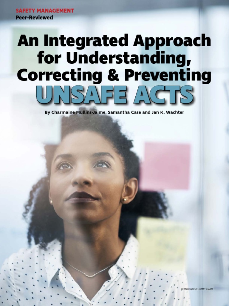 Integrated Approach to Prevent Unsafe Acts | PDF | Risk | Occupational ...