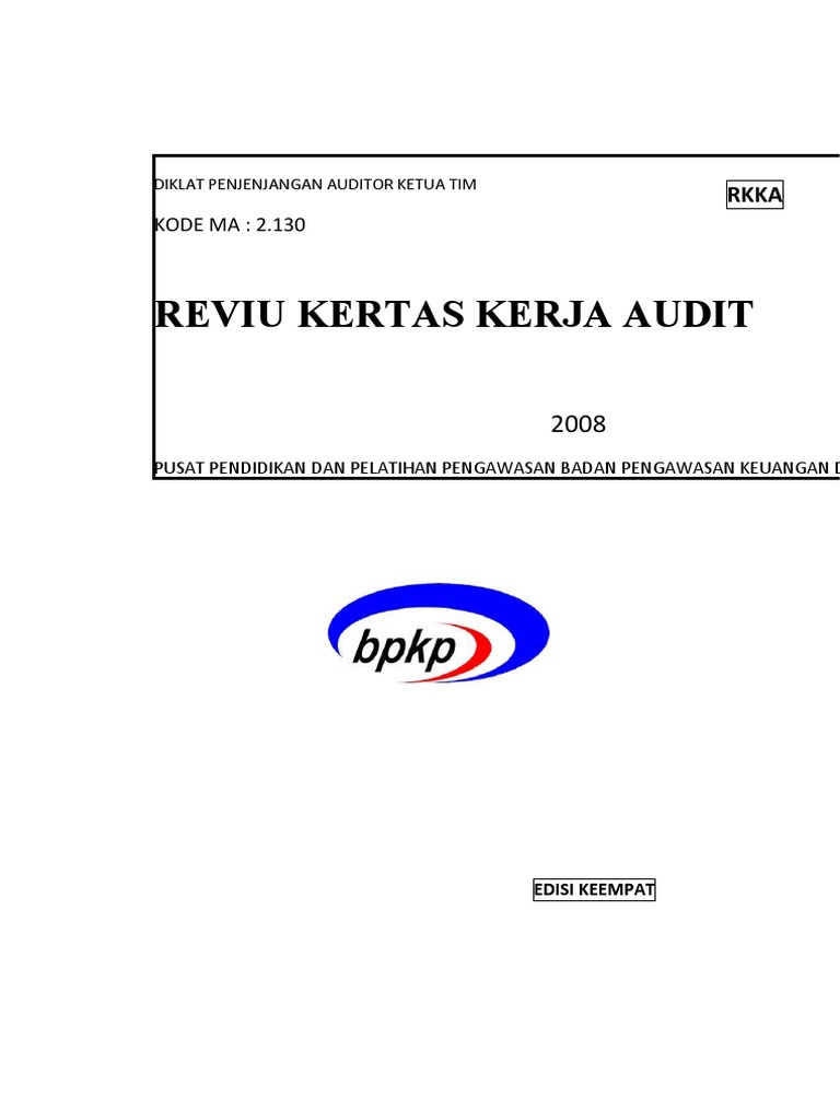 Reviu Kertas Kerja Audit | PDF
