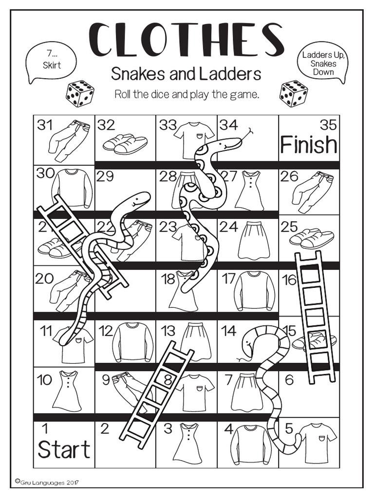 Clothes Snakes and Ladders | PDF