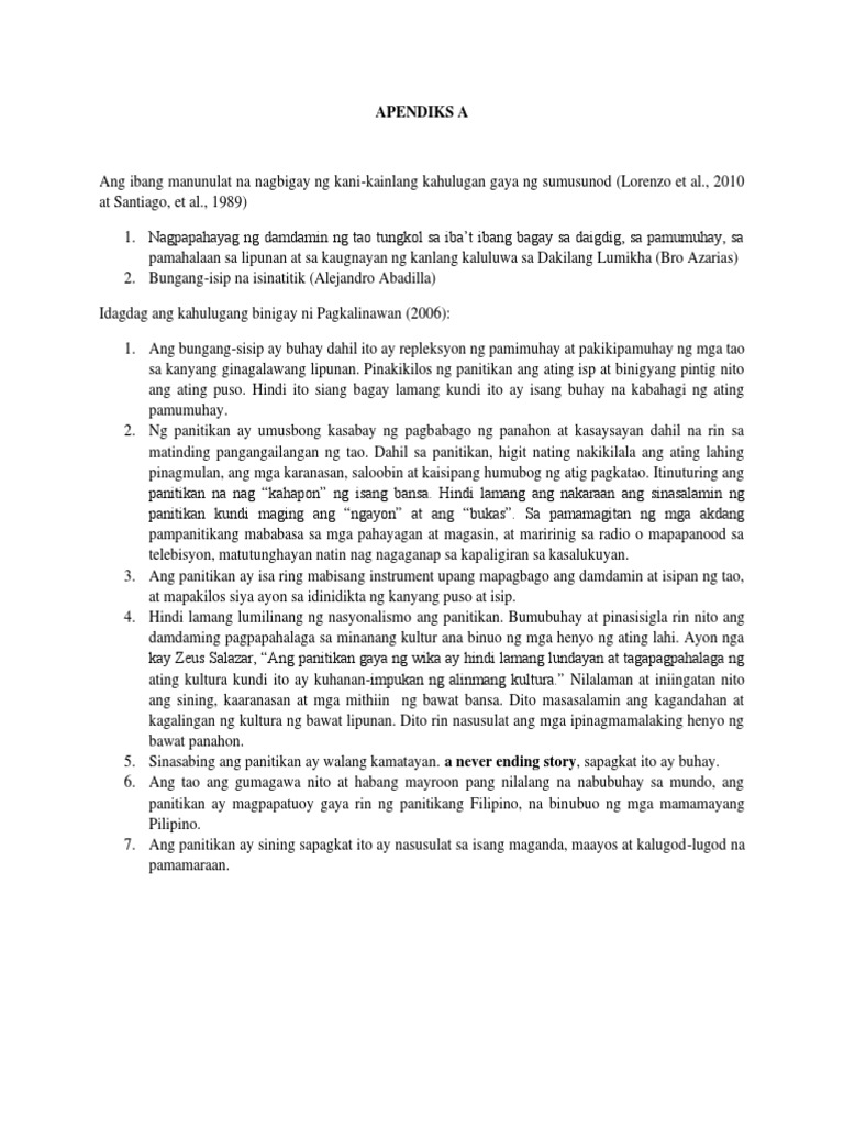 Module 1 Apendiks (SosLit) | PDF