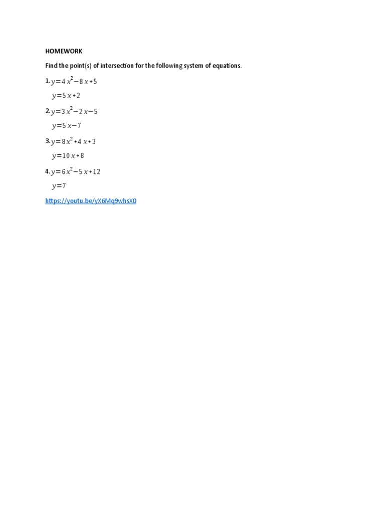 Assignment Simultaneous Equation | PDF | Teaching Methods & Materials