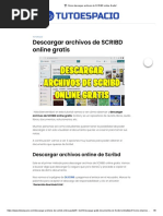 Descargador Gratuito de Scribd | PDF | Scribd | Archivo de computadora