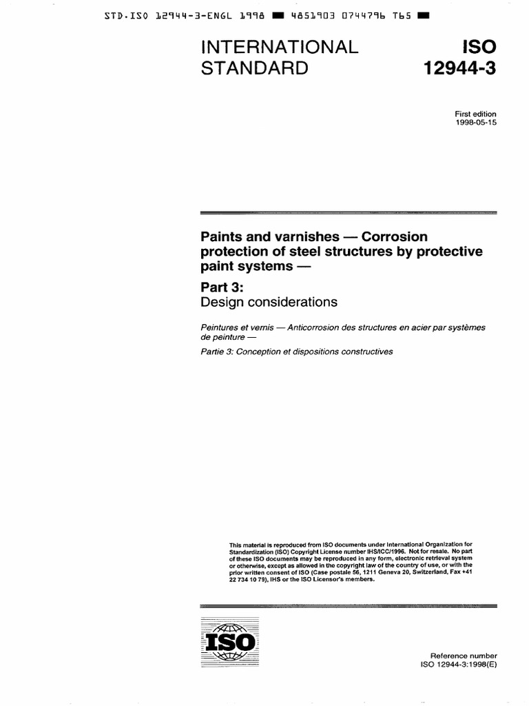 Iso 12944-3 | PDF