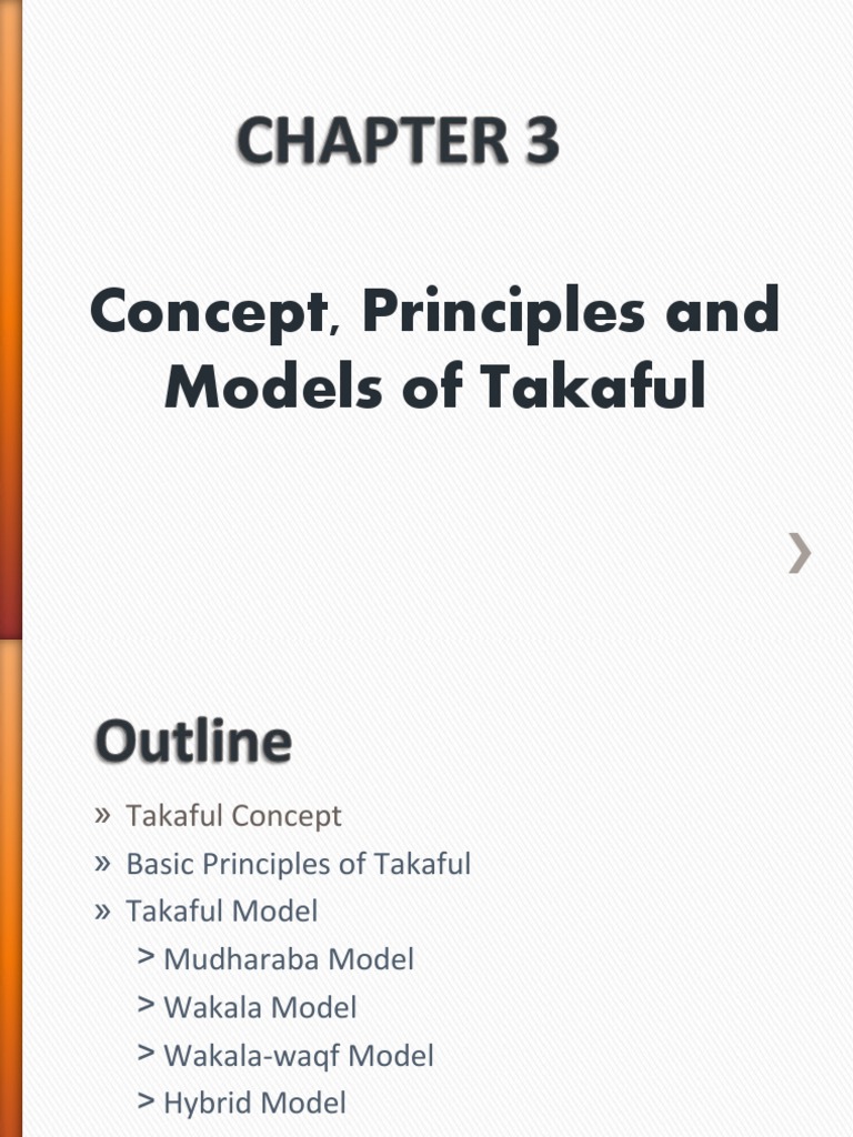 Concept, Principles and Models of Takaful | PDF | Islamic Banking And ...